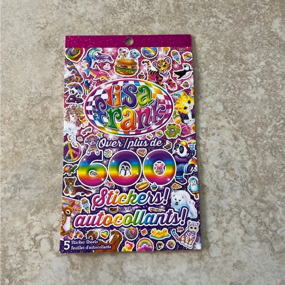 Lisa Frank | Design | Lisa Frank Stickers Book Over 60 Stickers | Poshmark